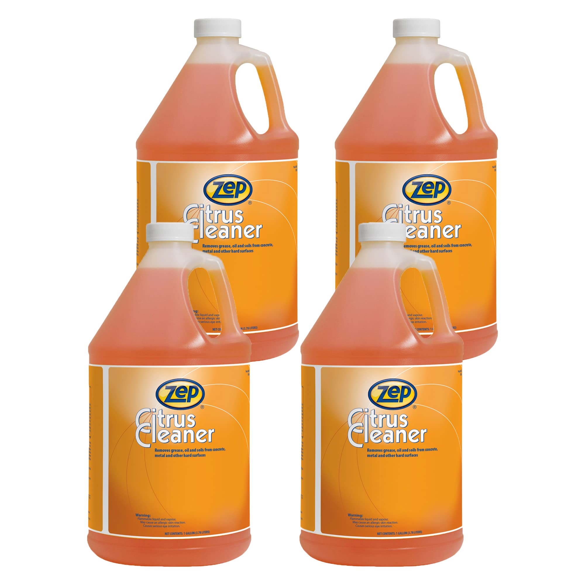 Limpiador y desengrasante Zep Citrus - 1 gal (caja de 4) Concentrado ...