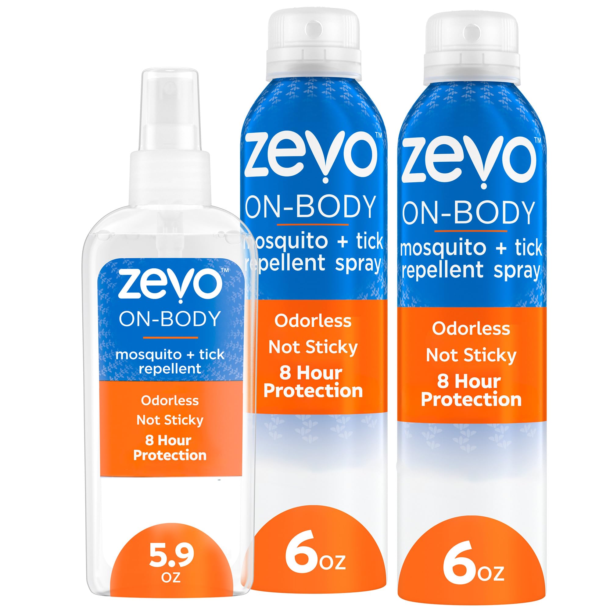 Spray repelente de insectos Zevo para cuerpo, mosquitos y garrapatas ...